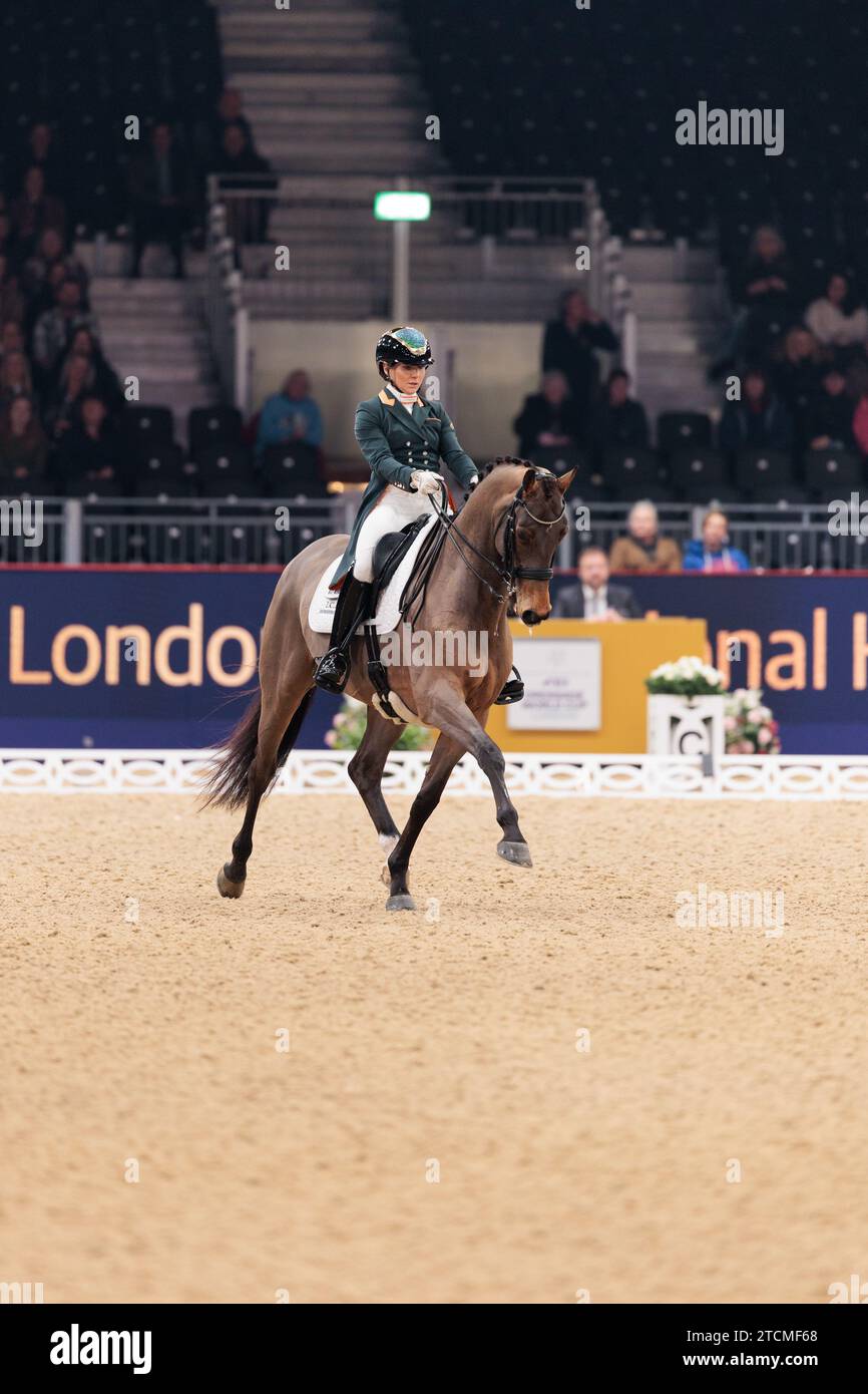 London, UK. 13th Dec, 2023. Abigail Lyle of Ireland with Giraldo during ...