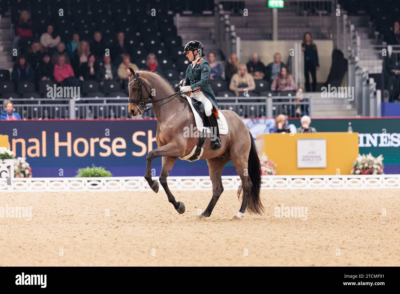 London, UK. 13th Dec, 2023. Abigail Lyle of Ireland with Giraldo during ...
