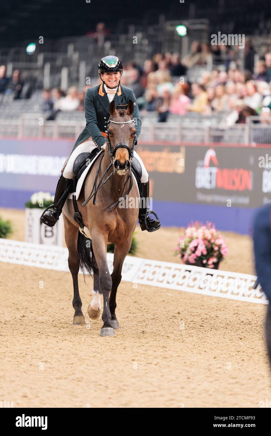 London, UK. 13th Dec, 2023. Abigail Lyle of Ireland with Giraldo during ...