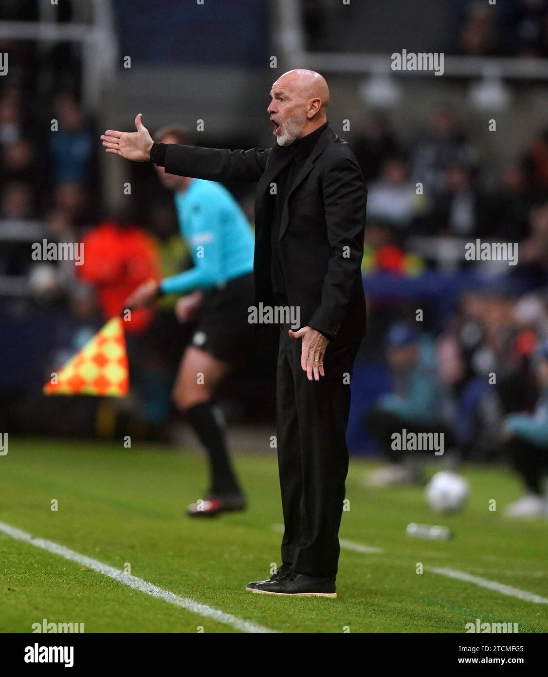 AC Milan manager Stefano Pioli during the UEFA Champions League, Group ...