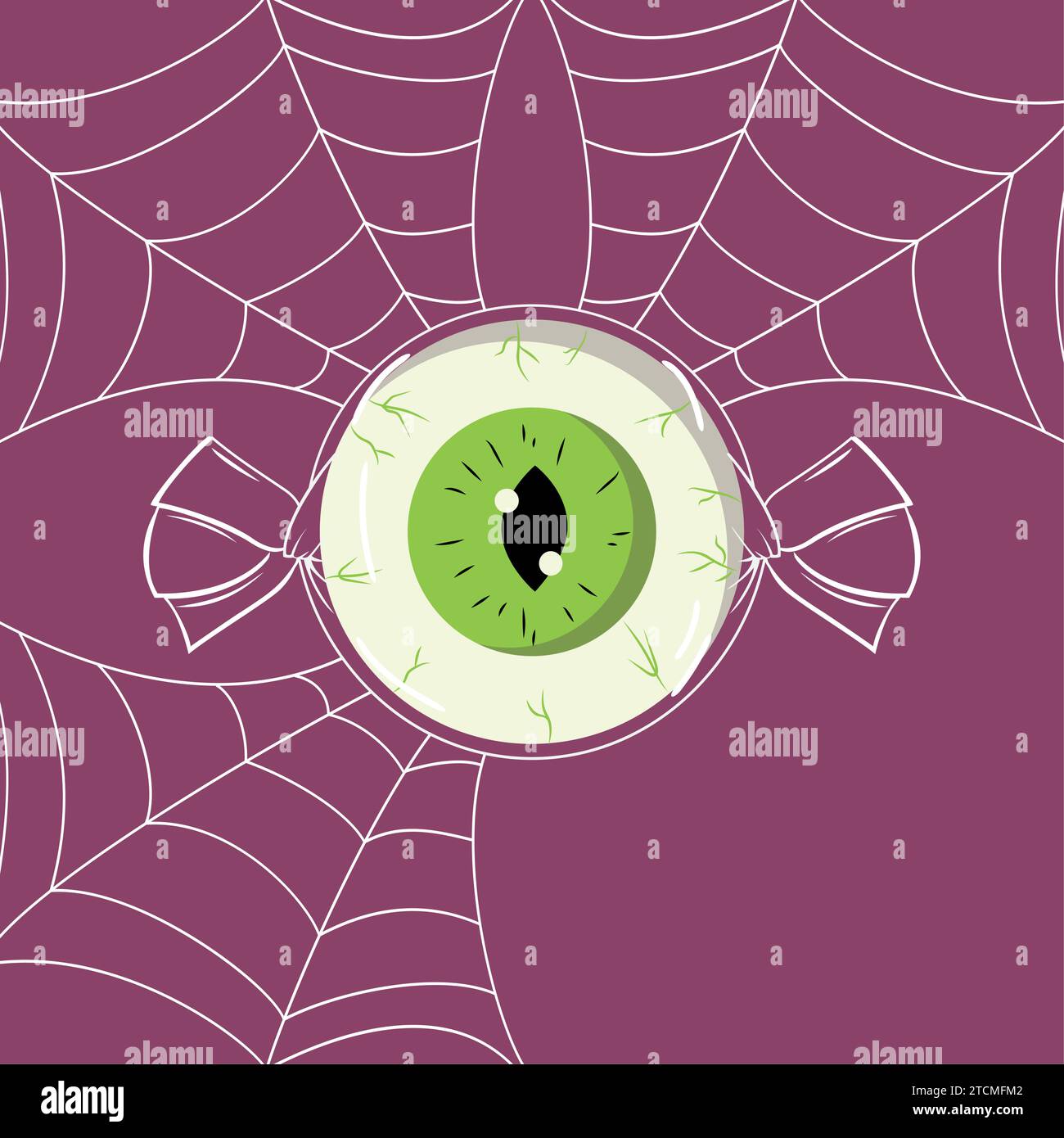 Cute spooky eye halloween candy Vector Stock Vector Image & Art - Alamy