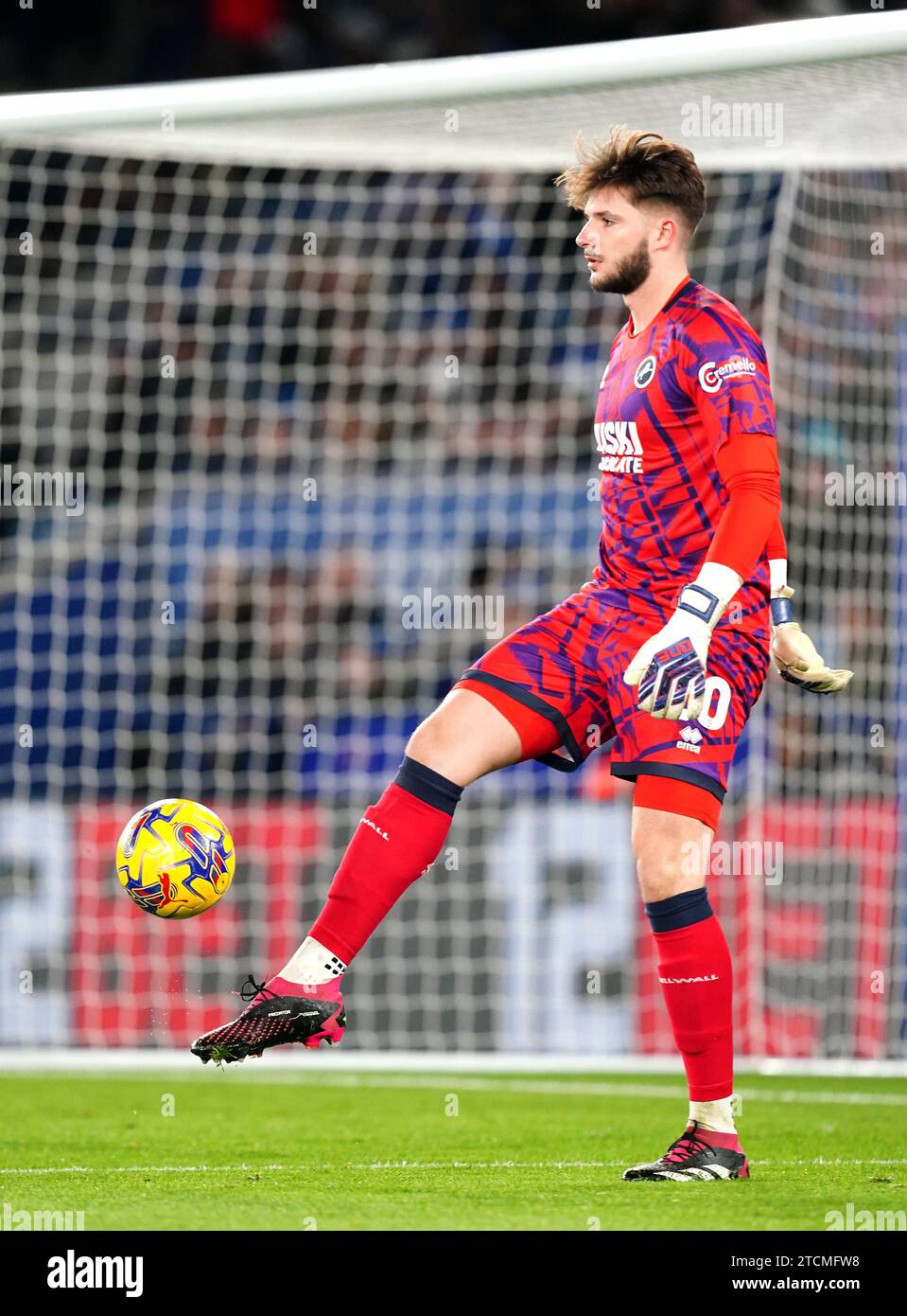 Millwall goalkeeper Matija Sarkic during the Sky Bet Championship match ...