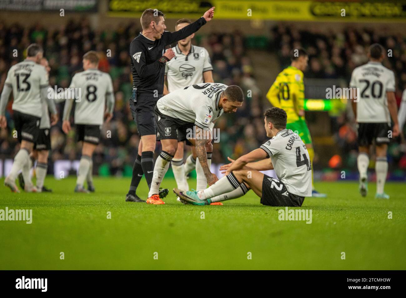 Norwich on Wednesday 13th December 2023. Sheffield Wednesday Bailey-Tye ...