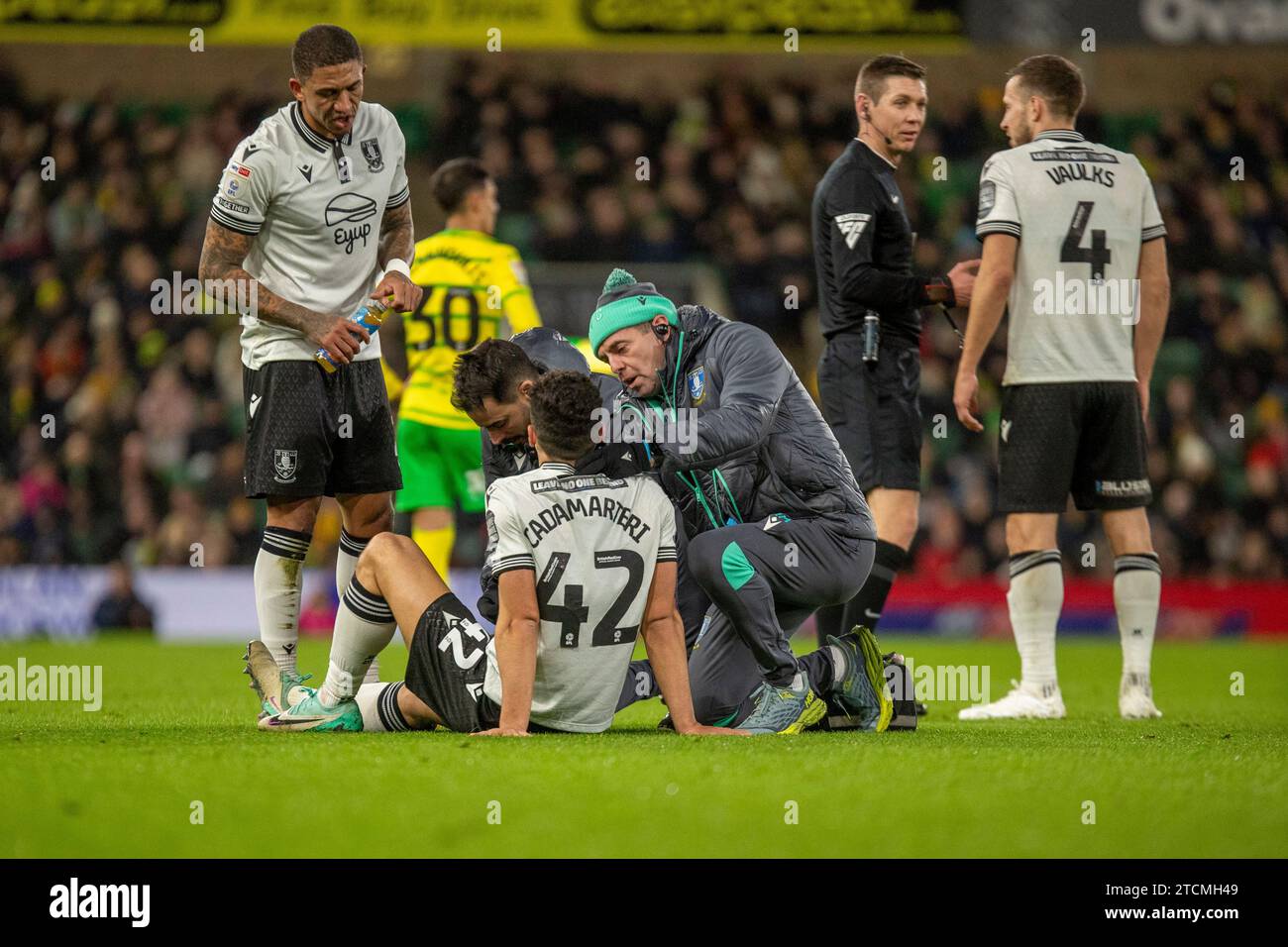 Norwich on Wednesday 13th December 2023. Sheffield Wednesday Bailey-Tye ...