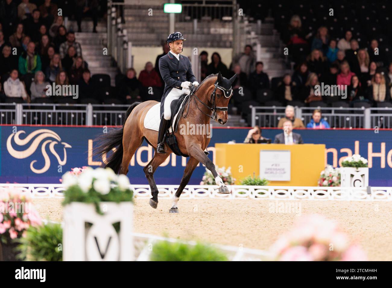 London, UK. 13th Dec, 2023. Alexandre Ayache of France with Jolene ...