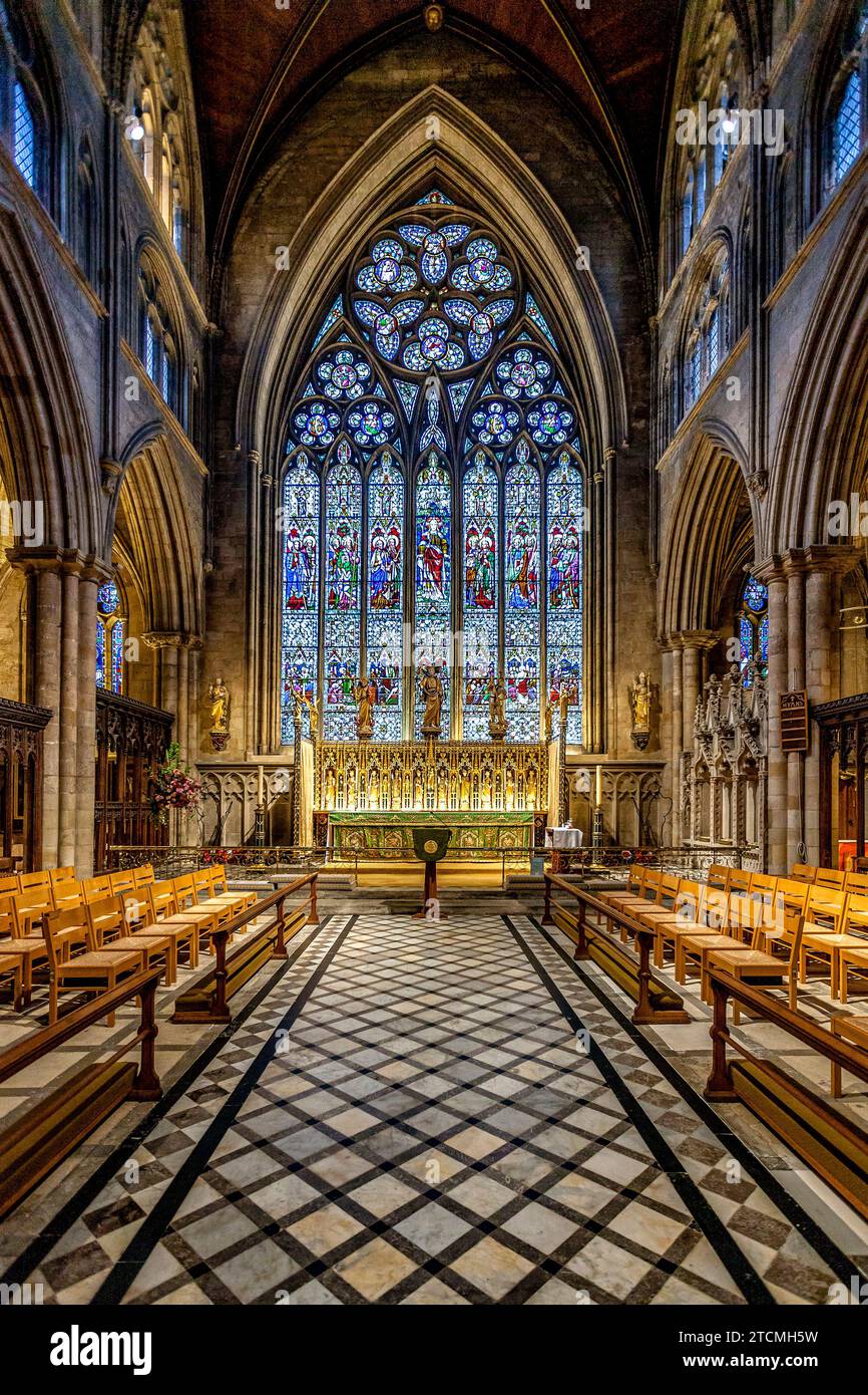 Interior of Ripon Cathedral, North Yorkshire Stock Photo - Alamy