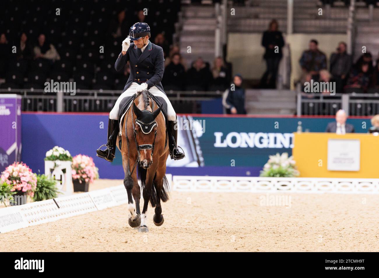 London, UK. 13th Dec, 2023. Alexandre Ayache of France with Jolene ...