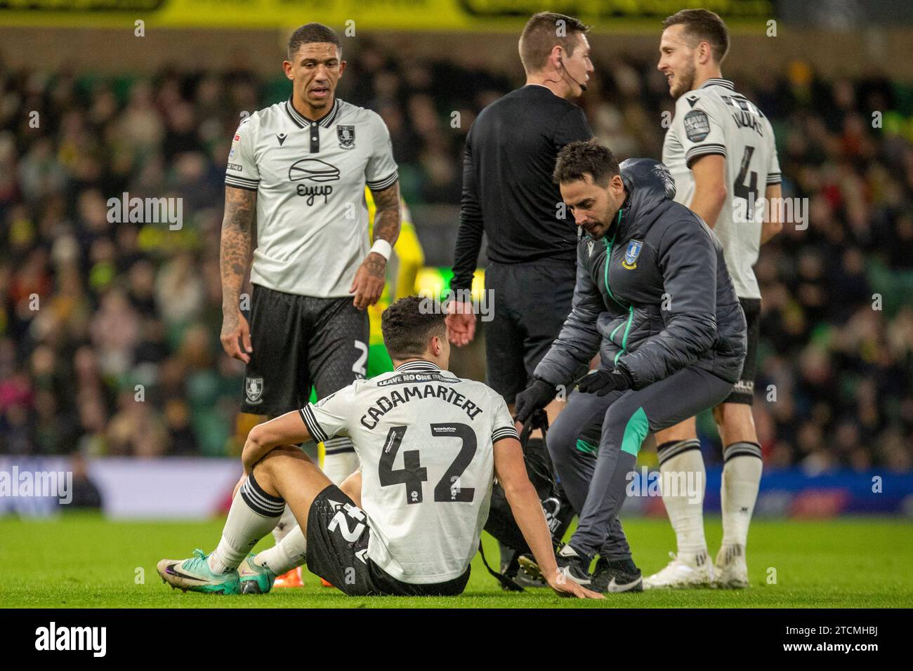 Norwich on Wednesday 13th December 2023. Sheffield Wednesday Bailey-Tye ...