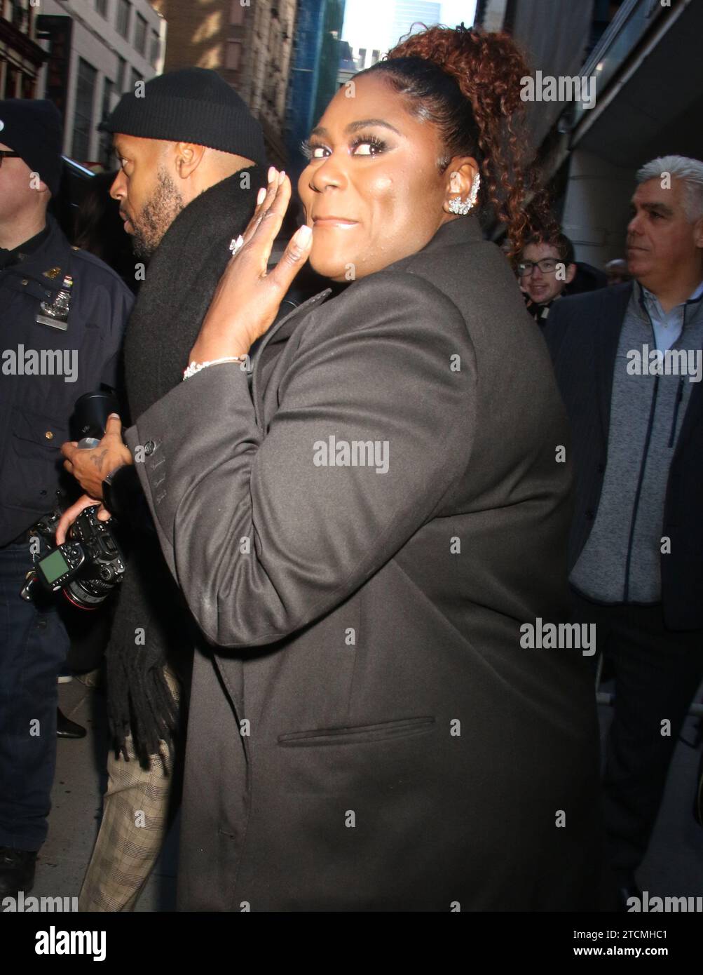 NEW YORK, NY - DECEMBER 12: Denielle Brooks and the cast from the new ...