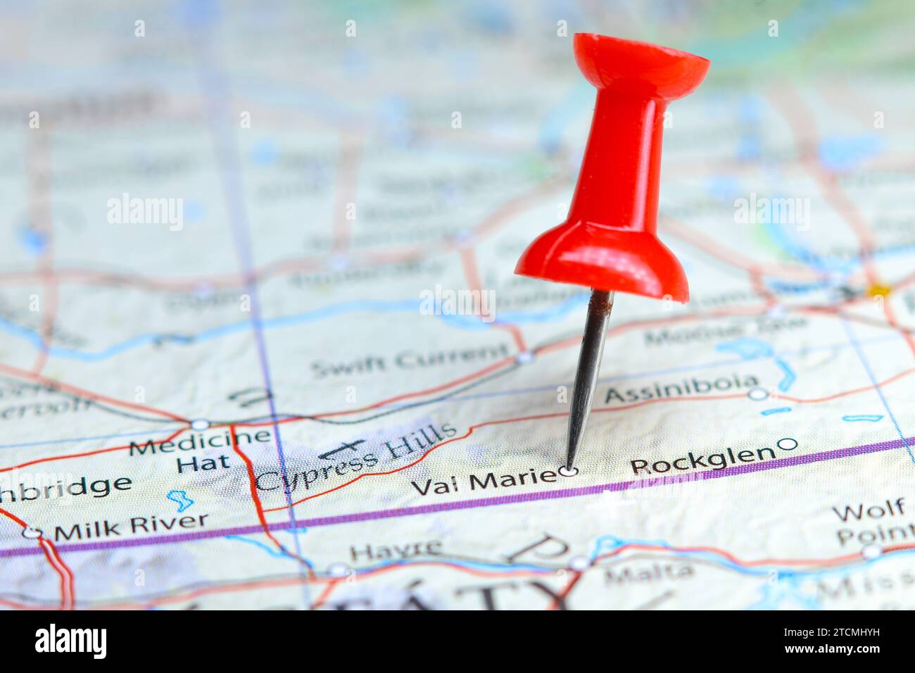 Val marie map hi-res stock photography and images - Alamy