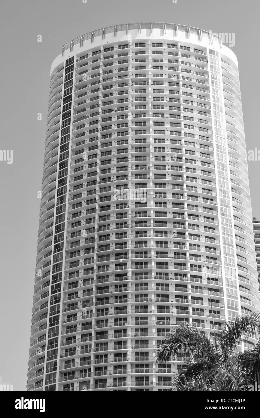 high skyscraper architecture on blue sky, vertical photo. skyscraper ...