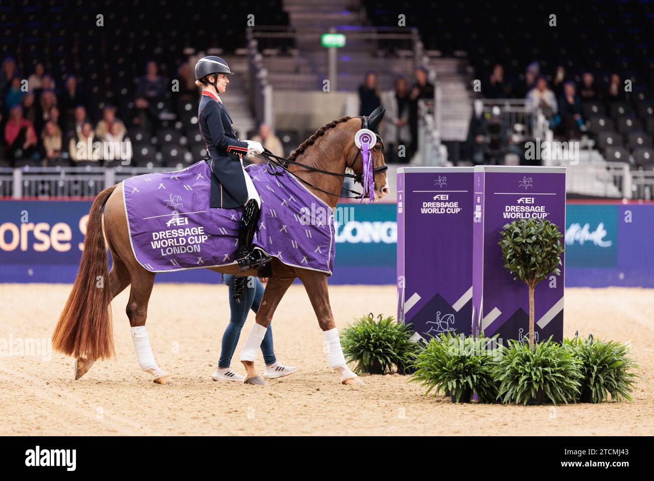 London, UK. 13th Dec, 2023. Charlotte Dujardin of Great Britain with ...