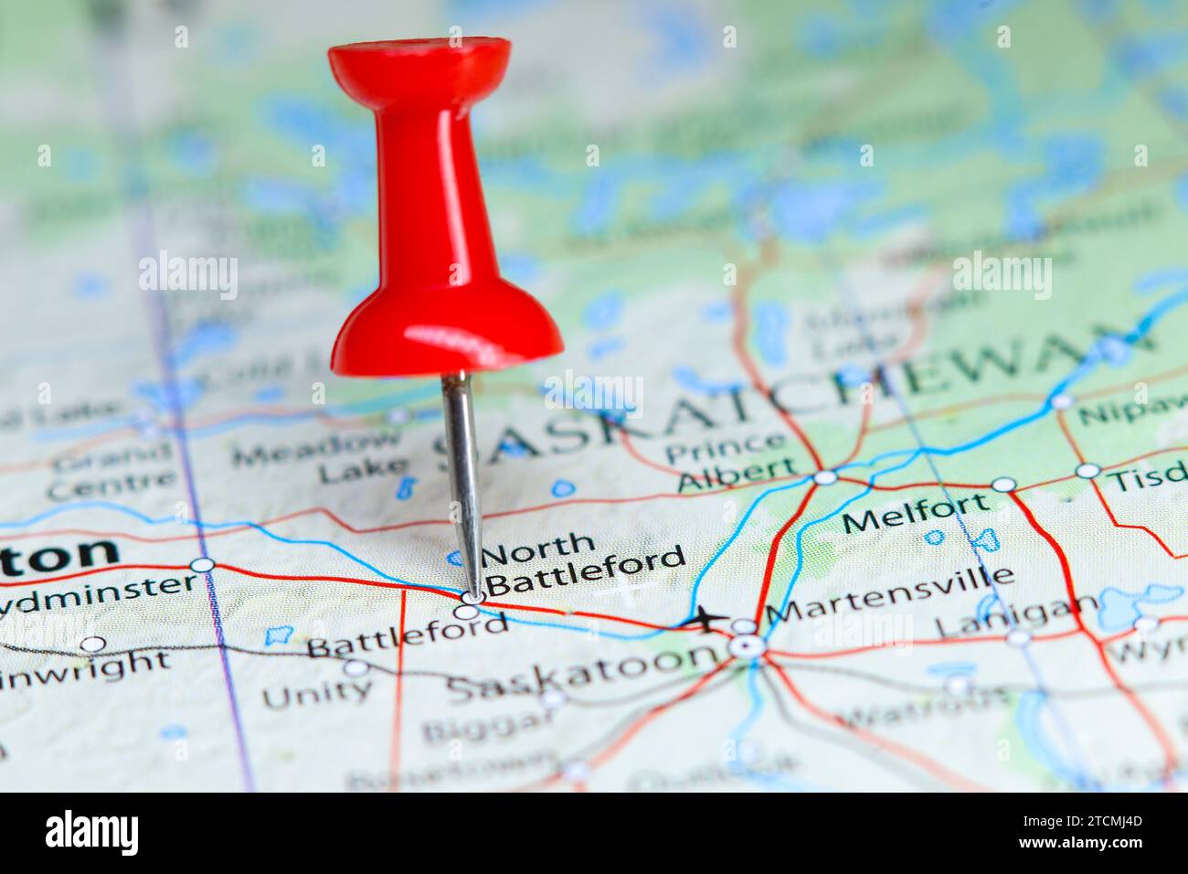 Battleford map hi-res stock photography and images - Alamy