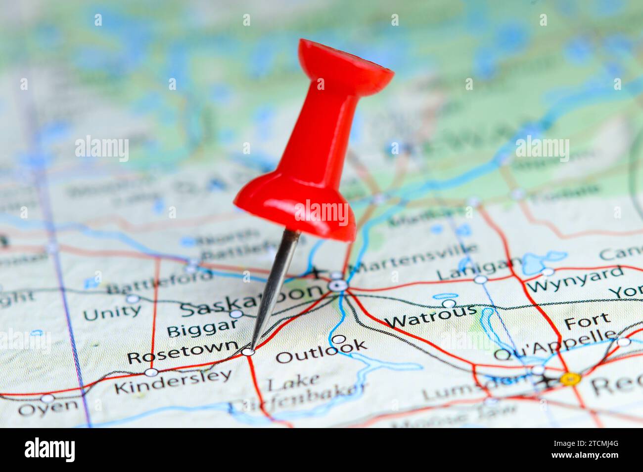 Canada map pin hi-res stock photography and images - Alamy