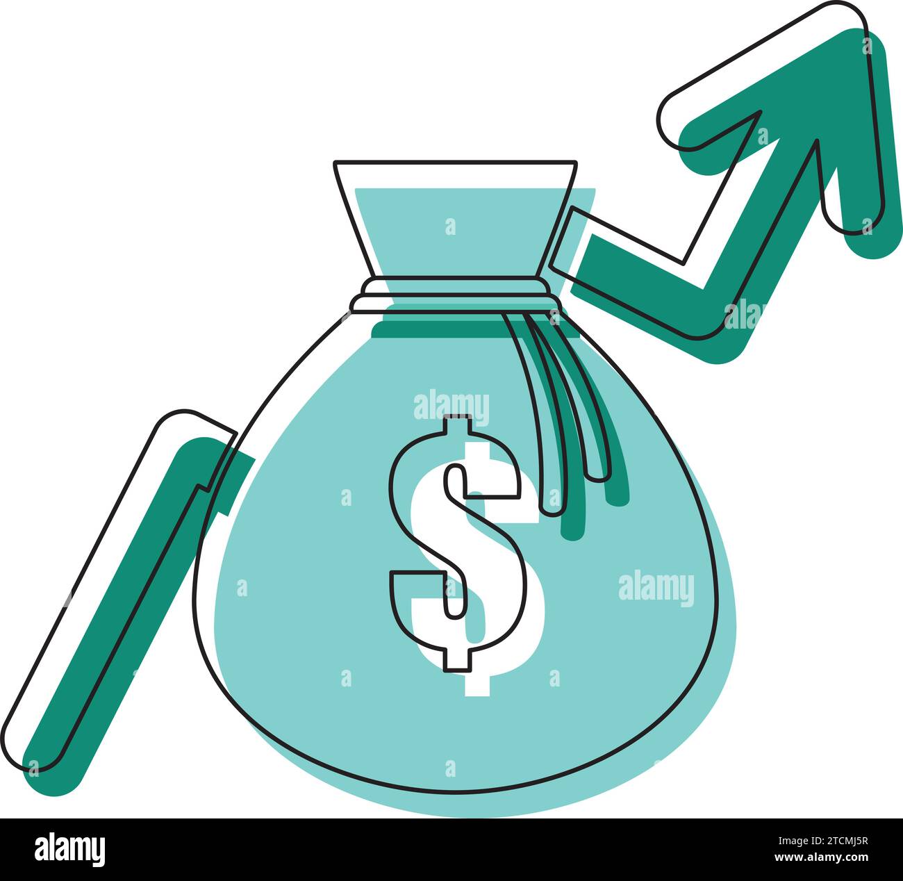 Modern flat colored arrow Stock Vector Images - Alamy