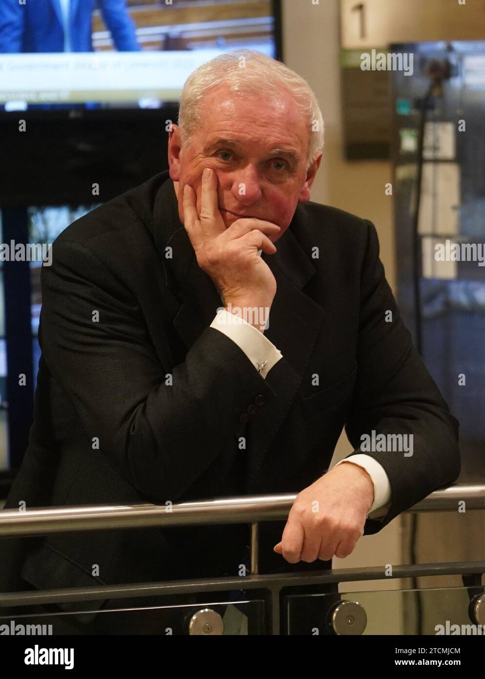 Former taoiseach Bertie Ahern attends the unveiling of a bust of Lord ...