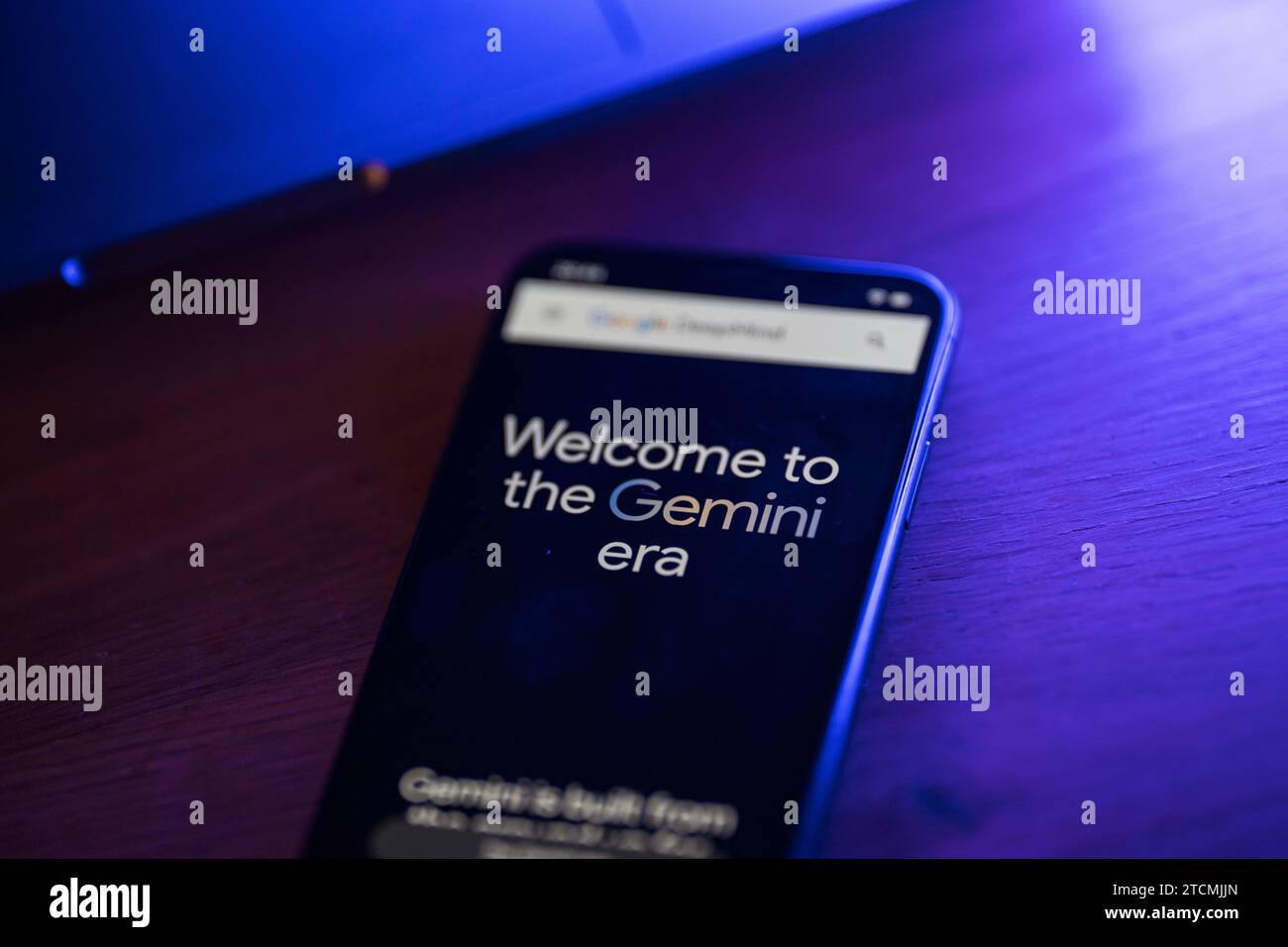 Gemini on mobile phone. Gemini new Google AI model Stock Photo - Alamy