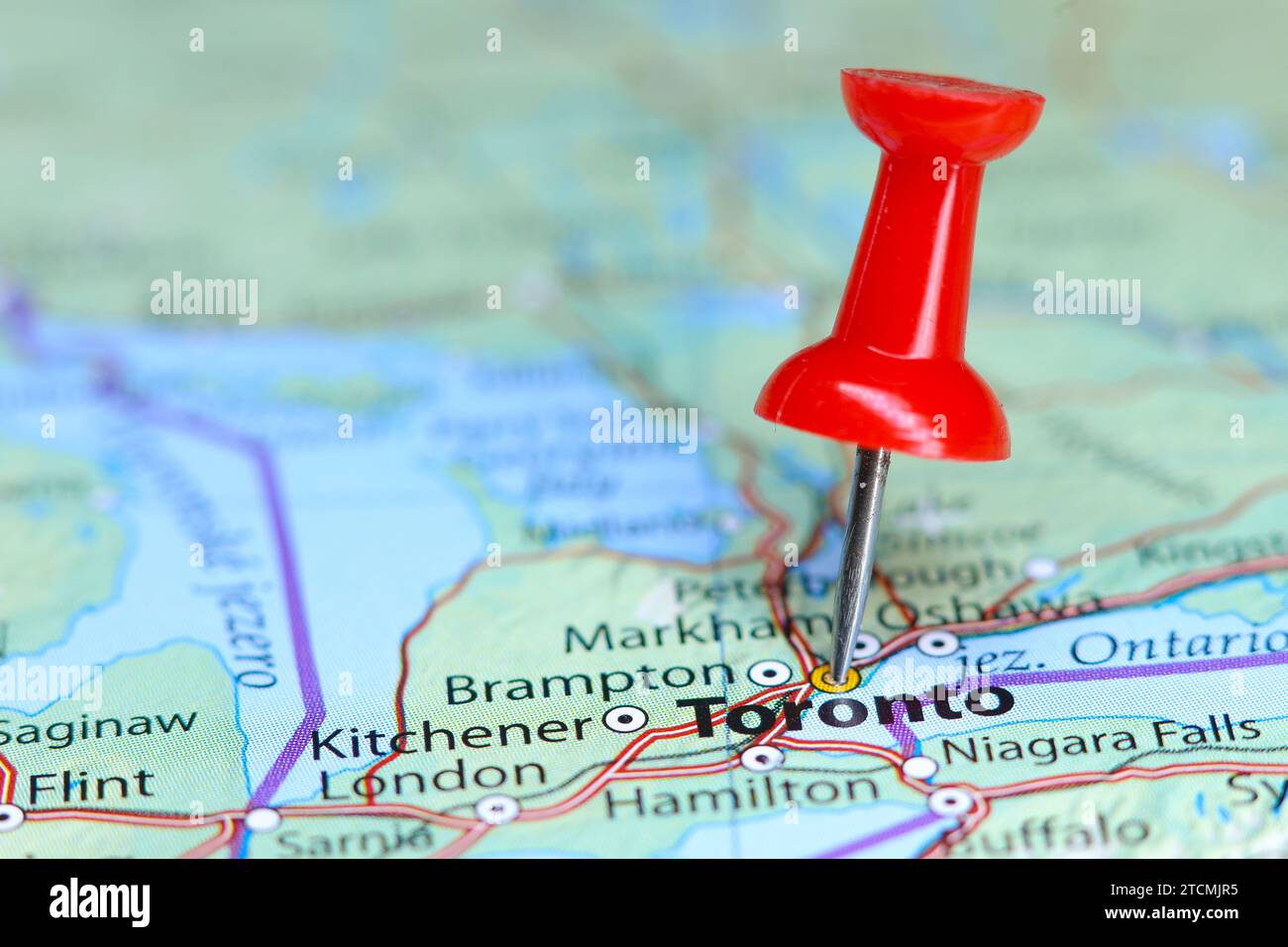 Toronto map village hi-res stock photography and images - Alamy