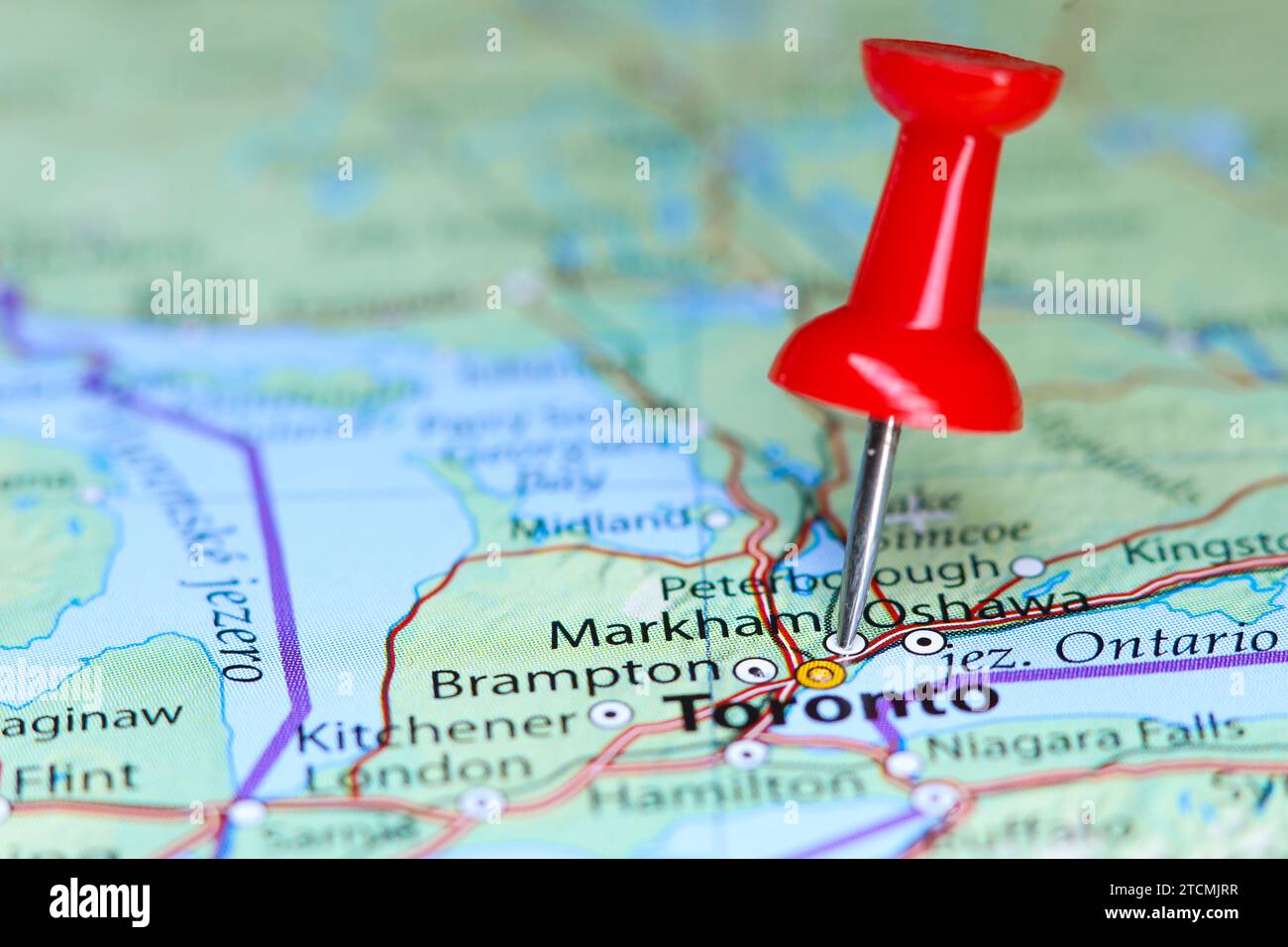 Map of markham hi-res stock photography and images - Alamy