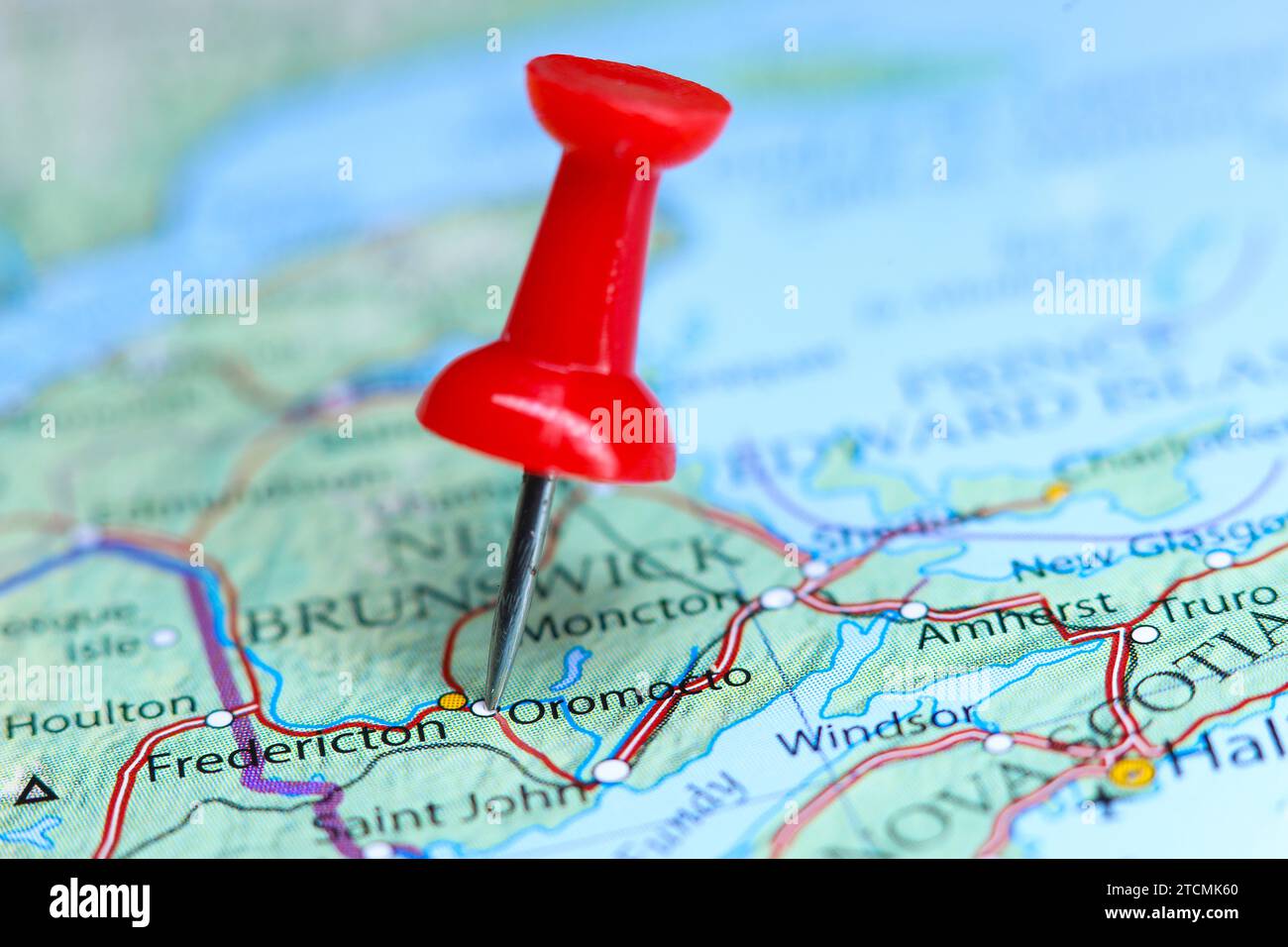 Political map of new brunswick hi-res stock photography and images - Alamy