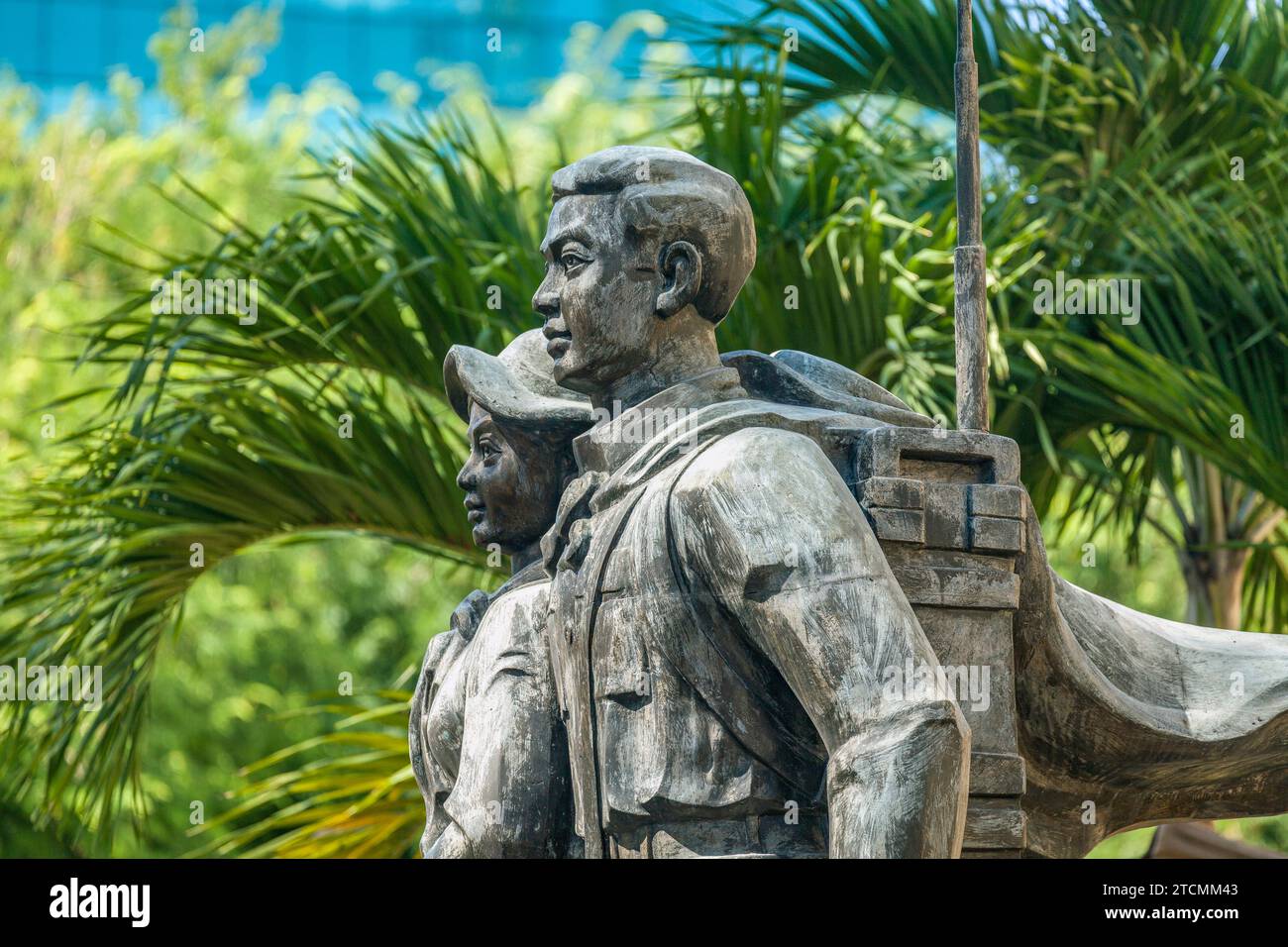 Heroic statue at the War Remnants Museum, Ho Chi Minh City, Vietnam ...