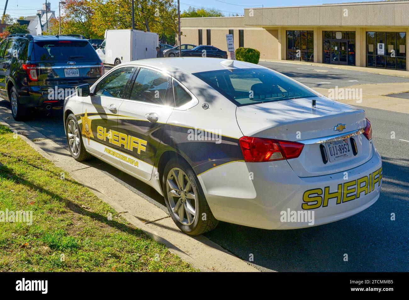Sheriff's vehicle for the Fredericksburg VA Police department Stock ...