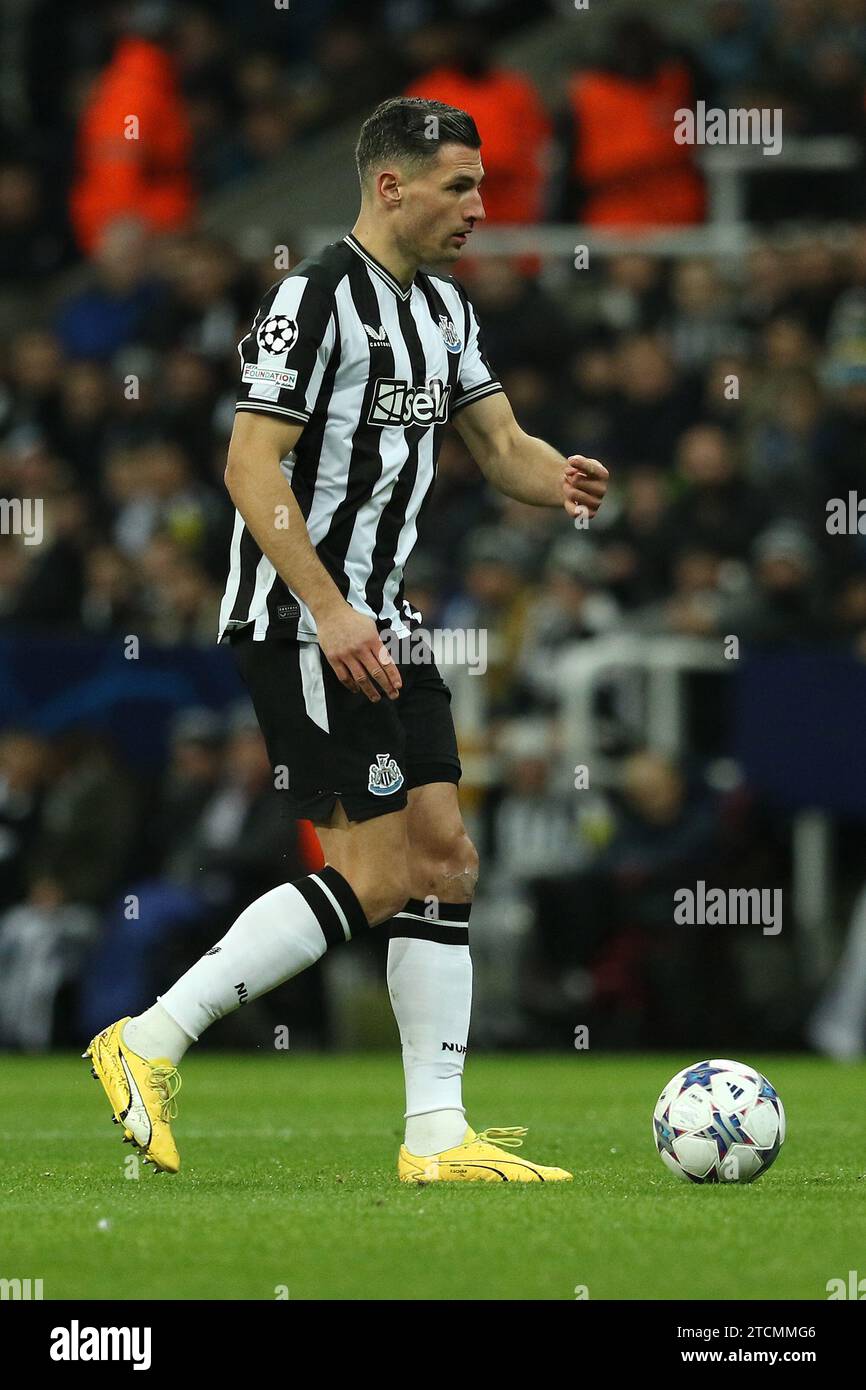 Newcastle on Wednesday 13th December 2023.Fabian Schar of Newcastle ...