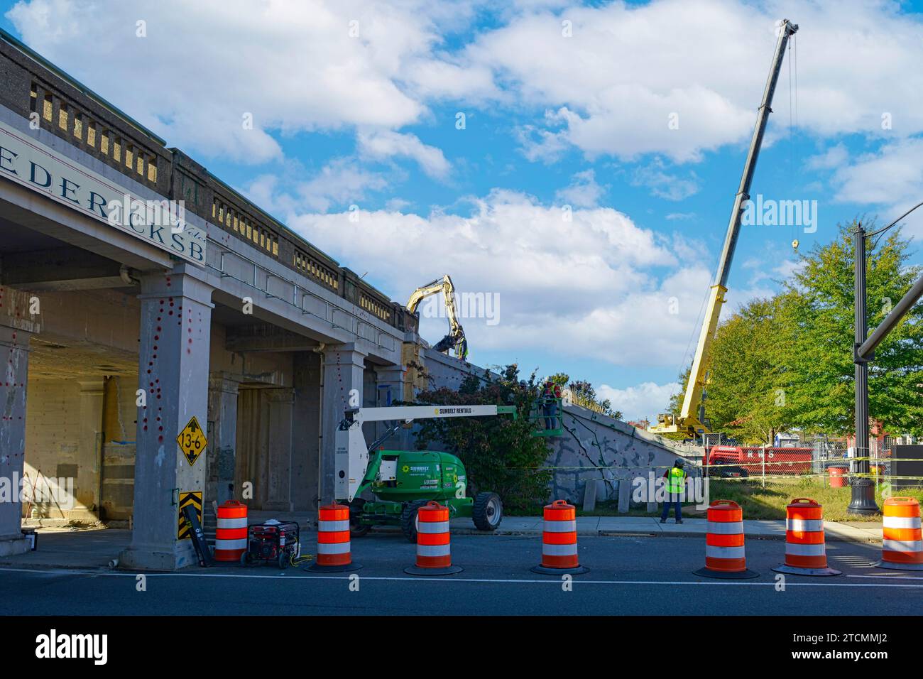 Re-Engineering the bridge over Princess Anne Street in Fredericksburg ...