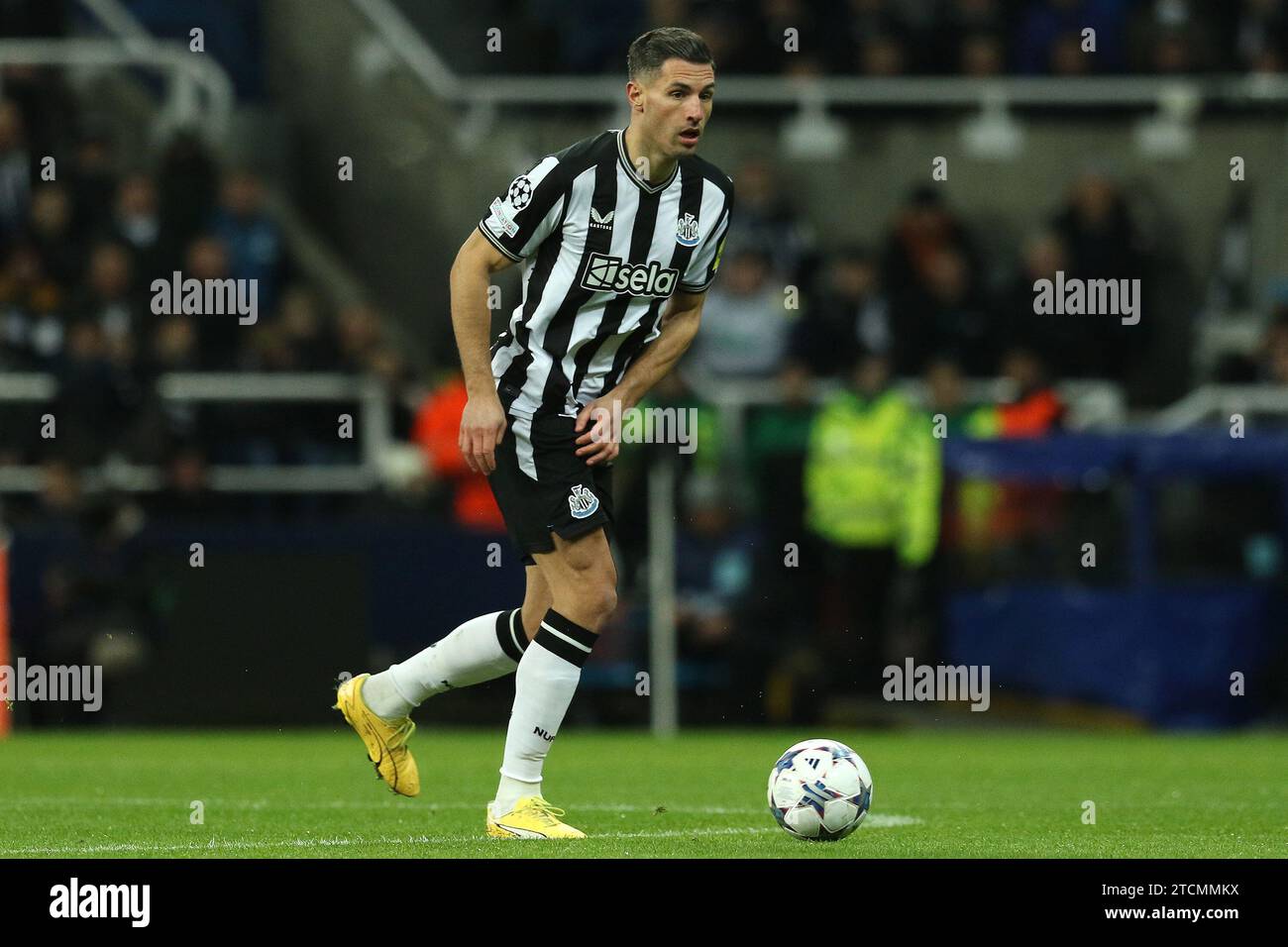 Newcastle on Wednesday 13th December 2023.Fabian Schar of Newcastle ...