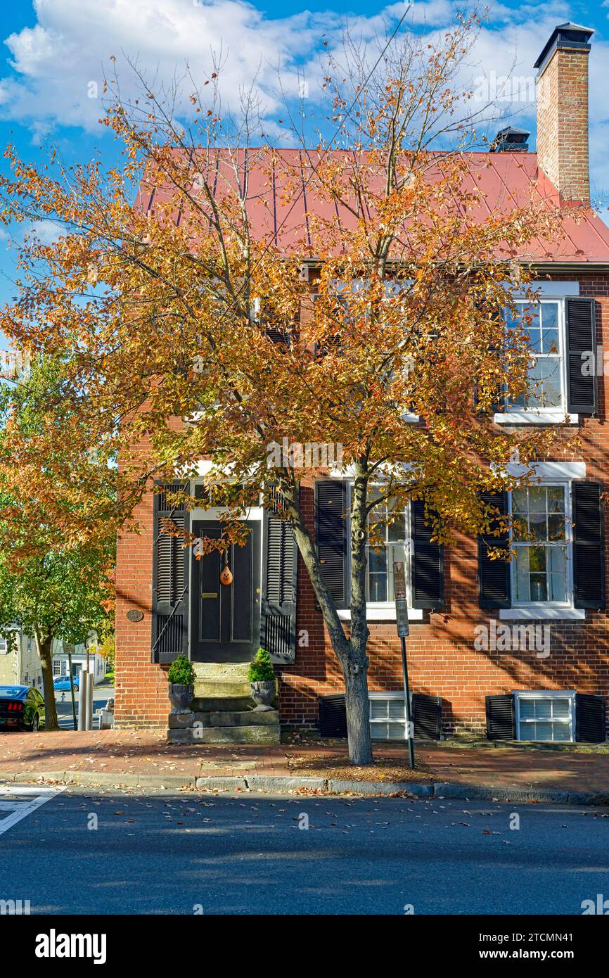Outside a red-brick house on the corner of Pricess Elizabeth and ...