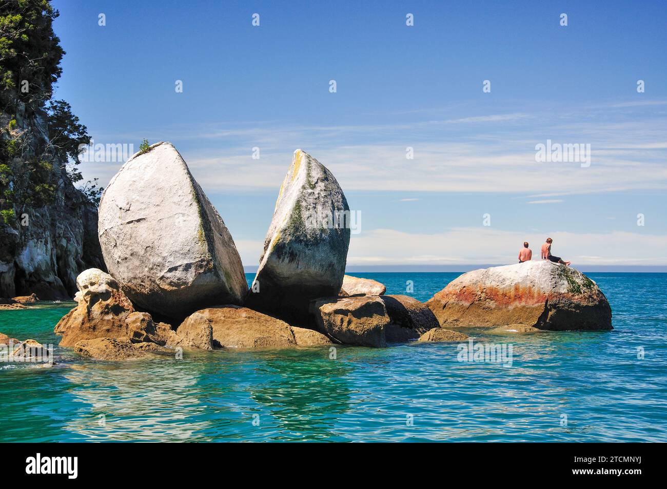 Split-apple Rock, Abel Tasman National Park, Tasman, South Island, New ...