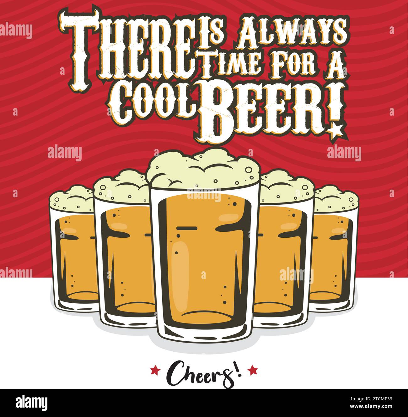 Vintage beer poster Vector Stock Vector Image & Art - Alamy