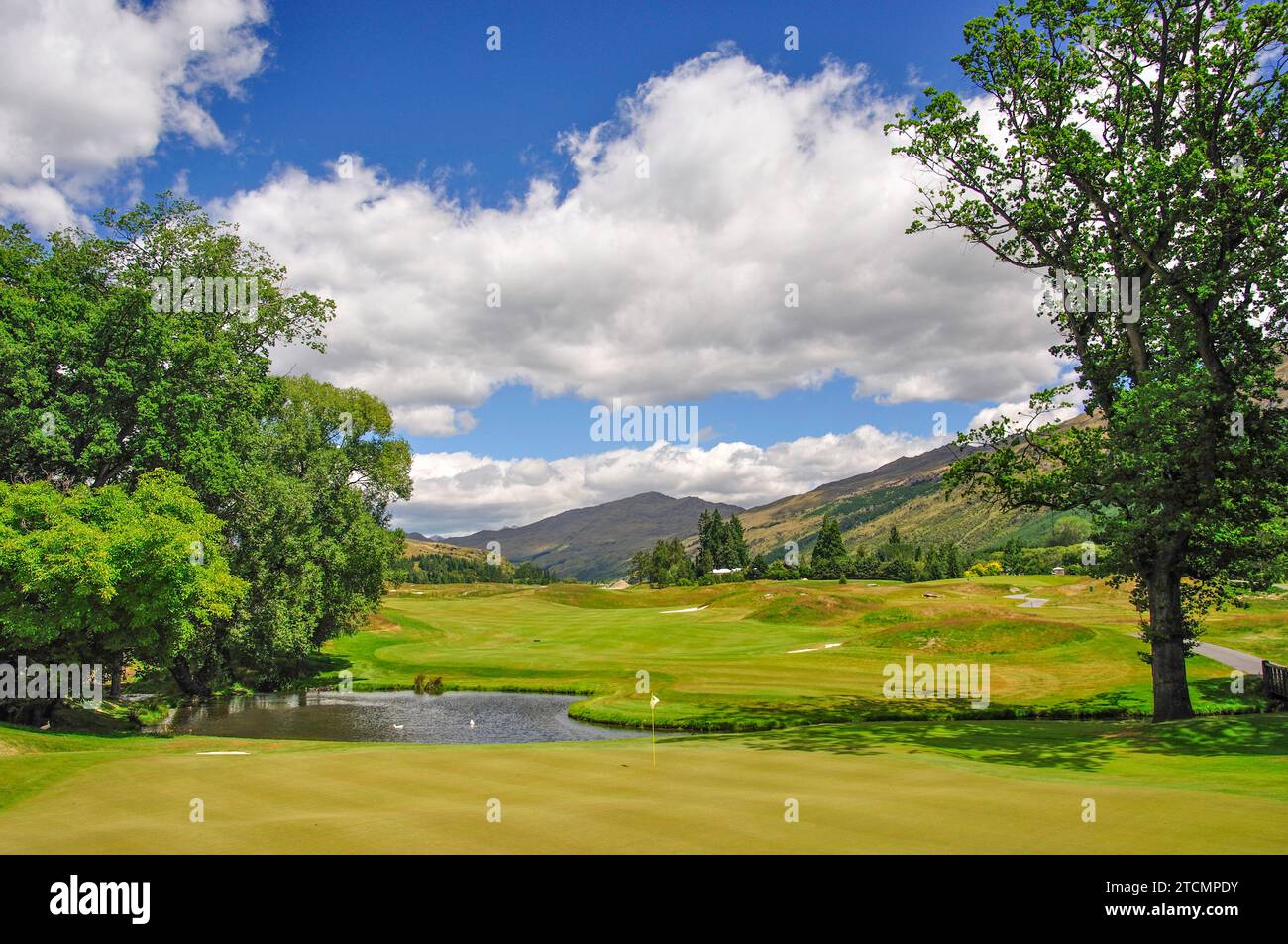 Golf course at Millbrook Queenstown Golf & Spa Resort, Malaghans Road ...