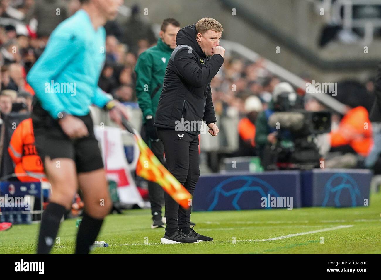 Newcastle, UK. 13th Dec, 2023. Newcastle United Manager Eddie Howe ...