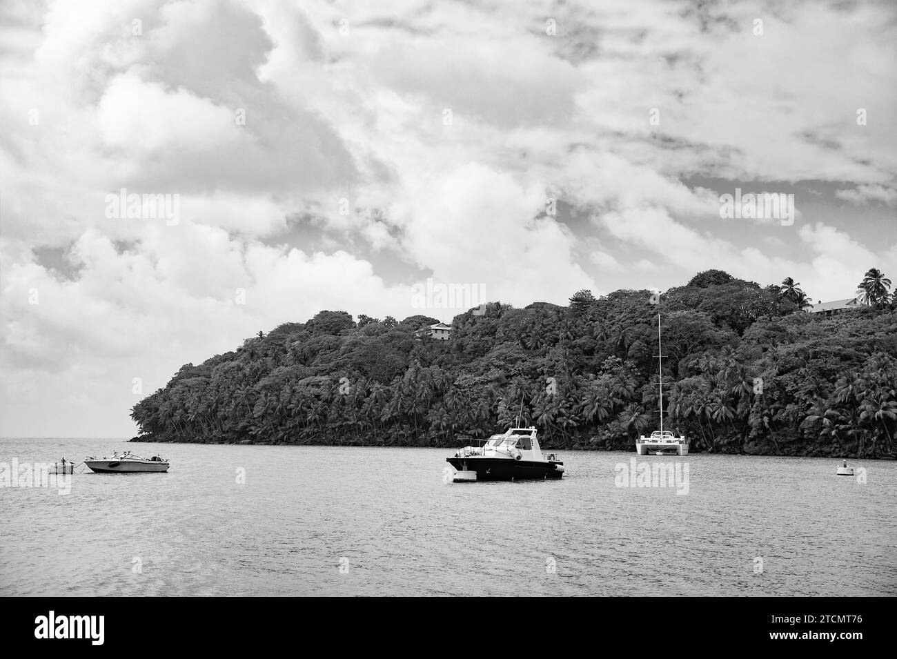 seaside landscape with boat in summer. image of seaside landscape with ...