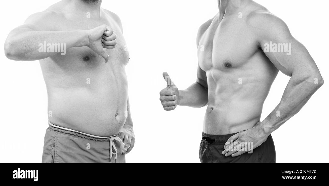 Slim compare Black and White Stock Photos & Images - Alamy