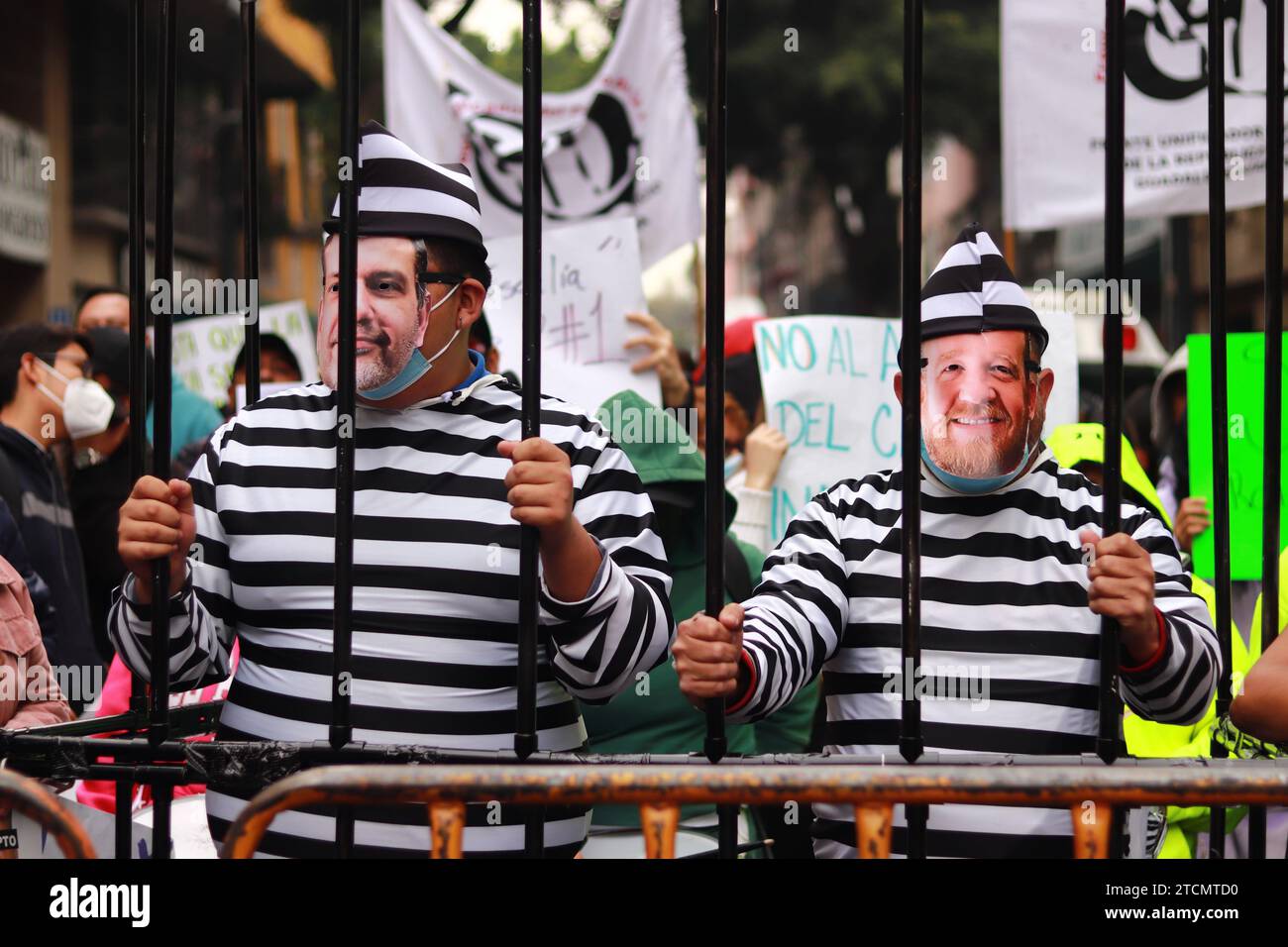 Mexico City, Mexico. December 13, 2023 in Mexico City, Mexico: Hundreds ...