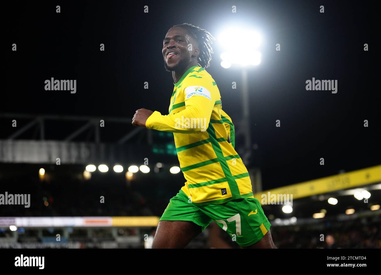Norwich City's Jonathan Rowe celebrates scoring their side's third goal ...