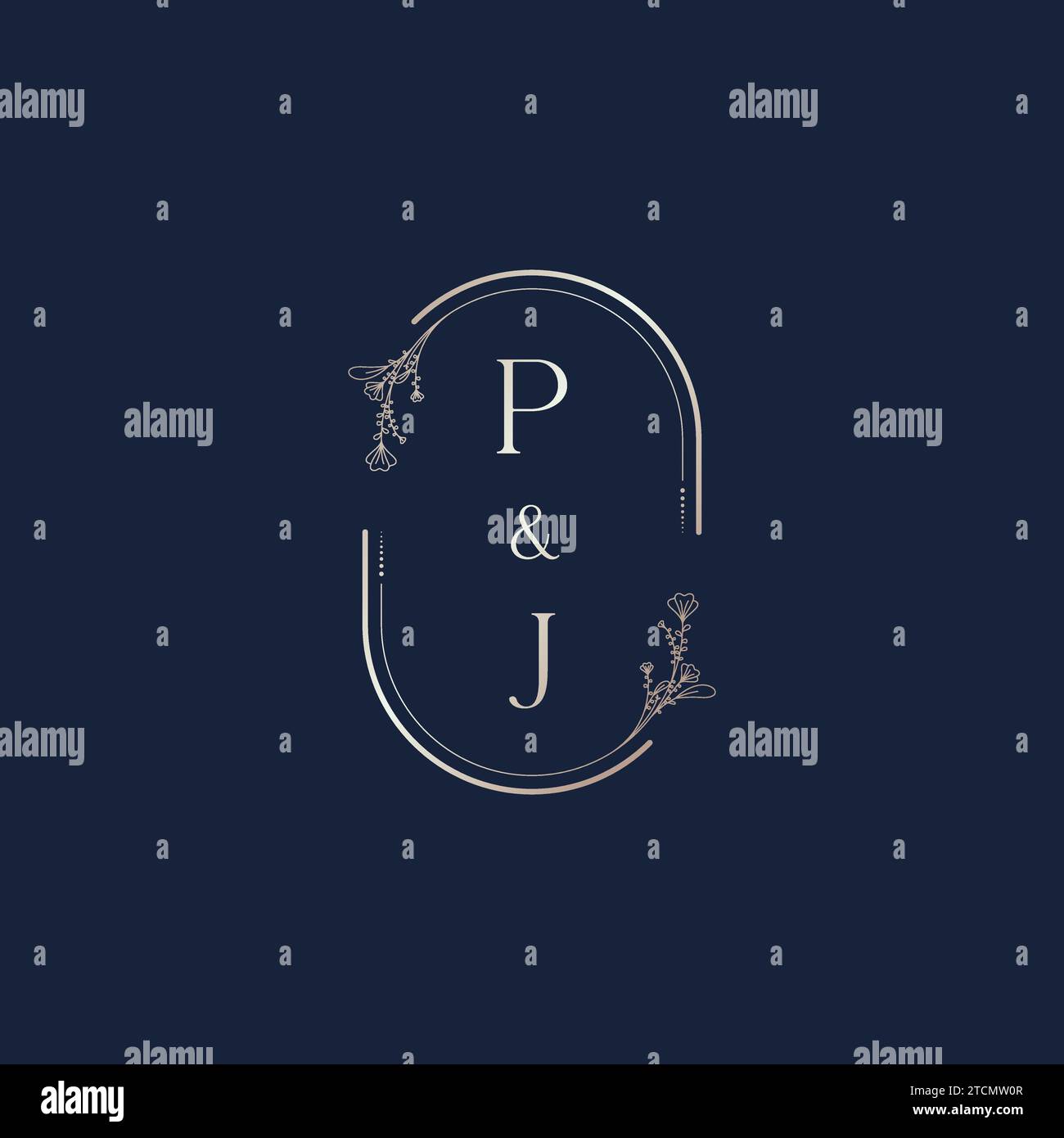 Pj letters Stock Vector Images - Alamy