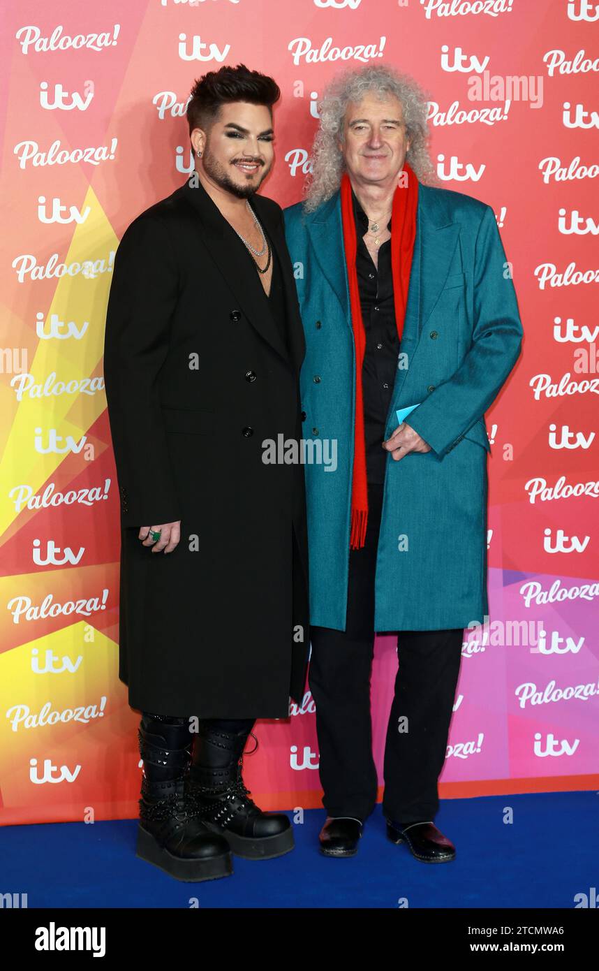 Adam Lambert and Brian May attend the ITV Palooza! 2021 at The Royal ...