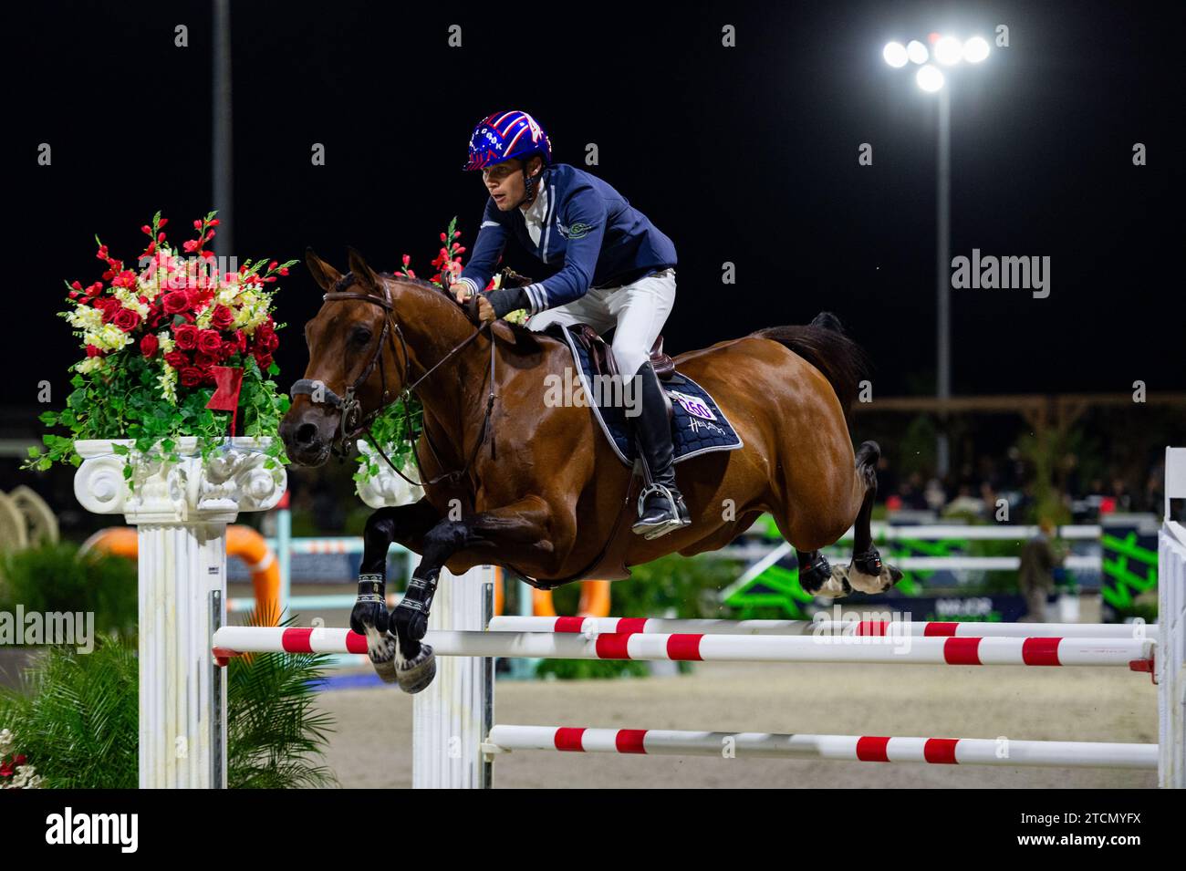 International show jumping in California Stock Photo - Alamy