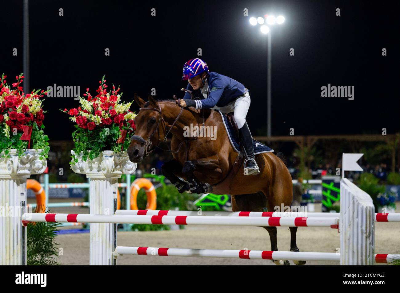 International show jumping in California Stock Photo - Alamy