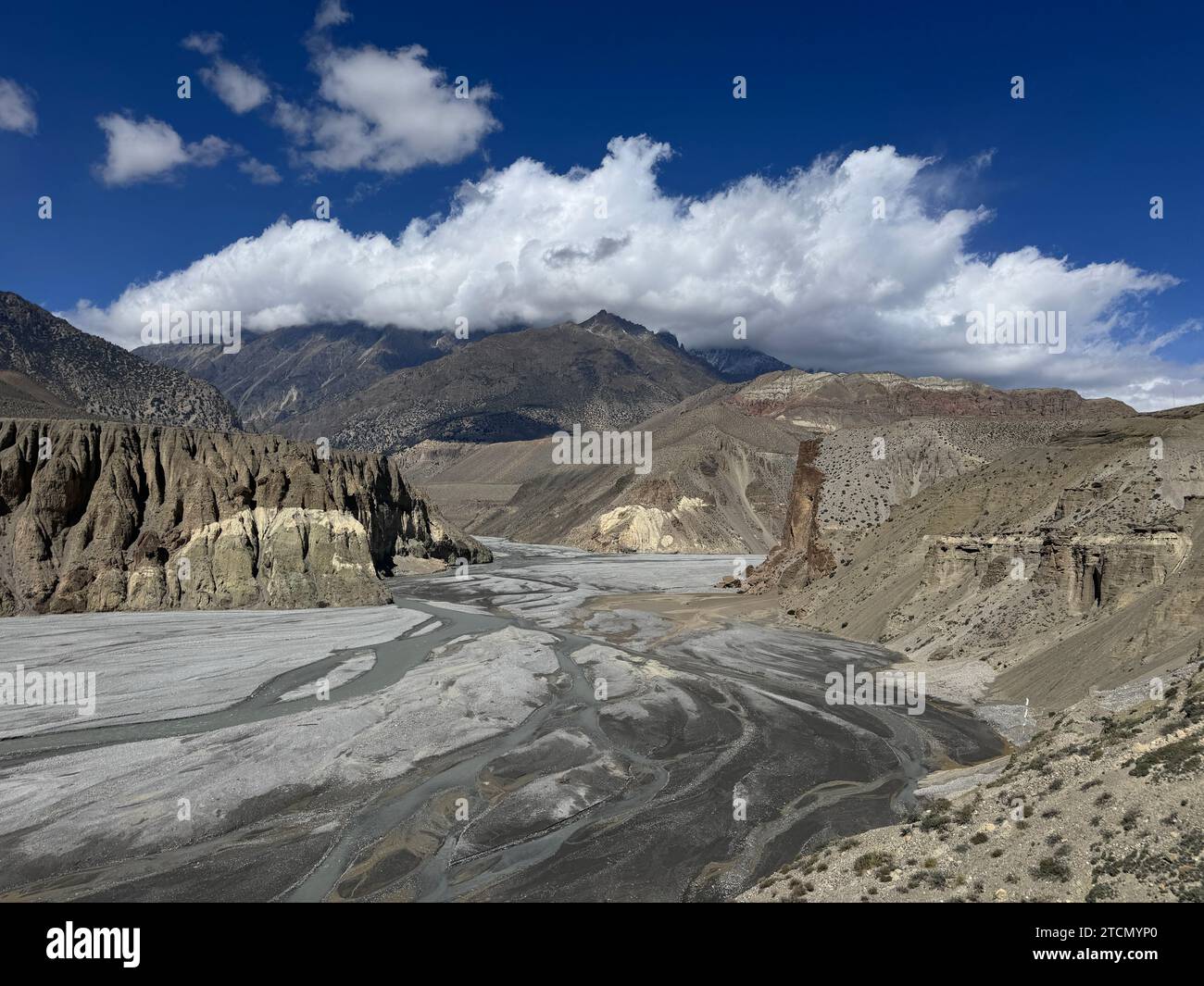 The Kali Gandaki River Gorge in Mustang District is the deepest in the ...