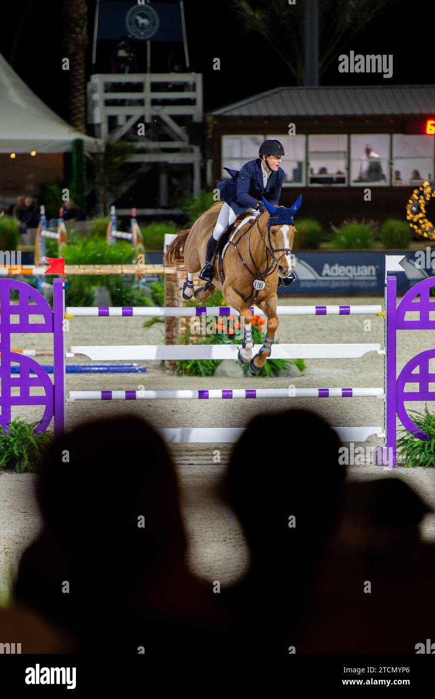 International show jumping in California Stock Photo - Alamy