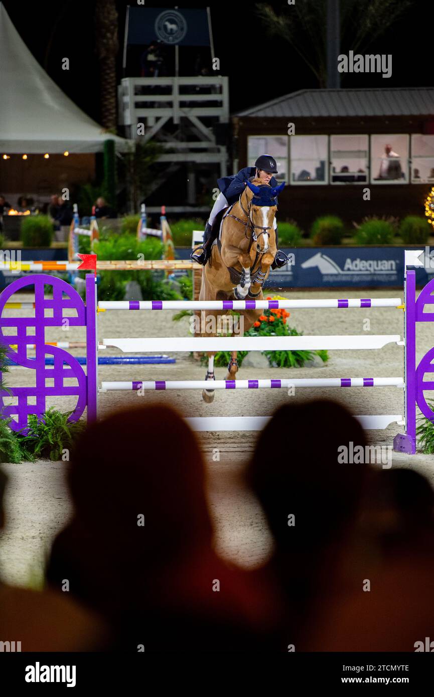 International show jumping in California Stock Photo - Alamy