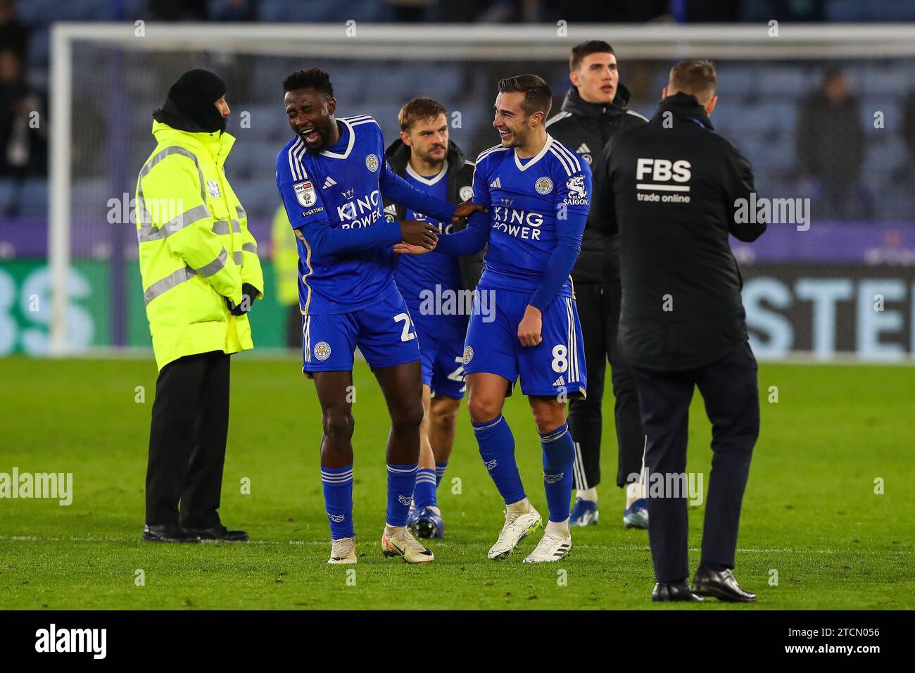 Harry Winks #8 of Leicester City and Wilfred Ndidi #25 of Leicester ...