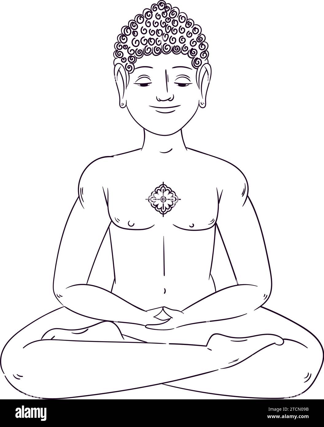 Tirthankara Stock Vector Images - Alamy