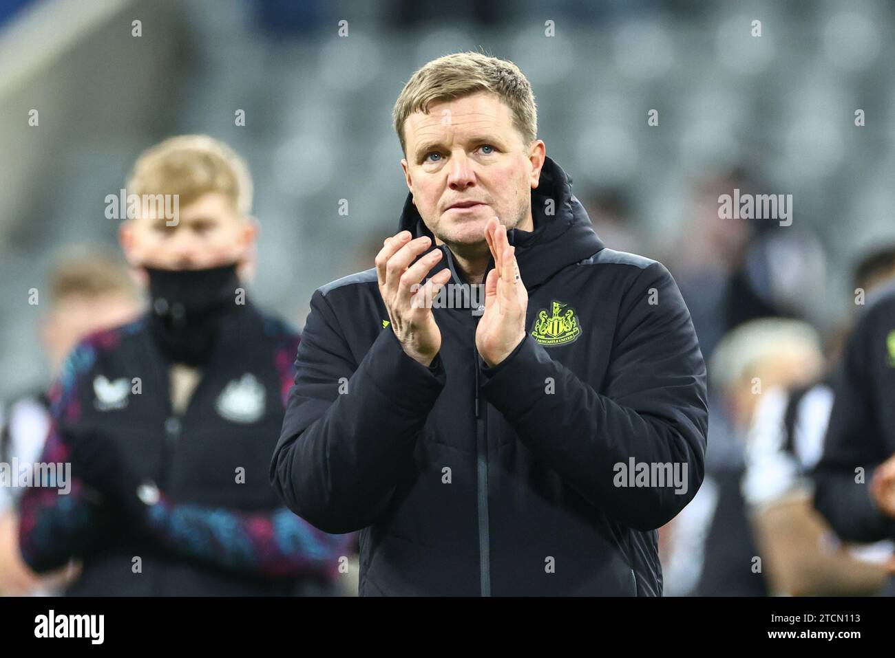 Newcastle, UK. 13th Dec, 2023. Eddie Howe manager of Newcastle United ...