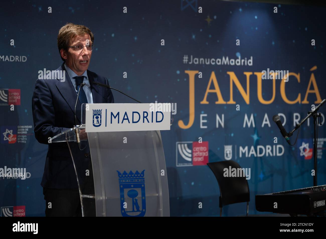 Madrid, Spain. 13th Dec, 2023. The Mayor of Madrid, Jose Luis Martinez ...
