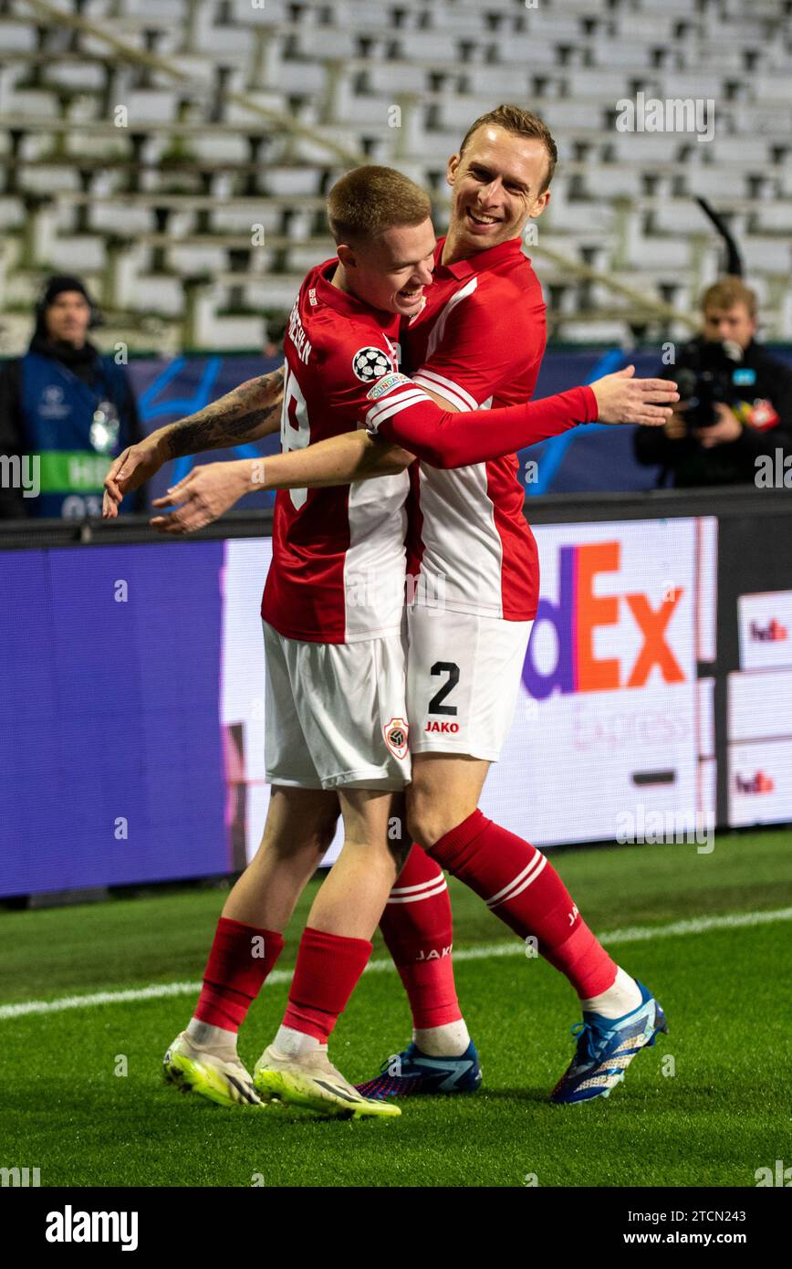 Antwerp, Belgium. 13th Dec, 2023. Arthur Vermeeren of Antwerp ...